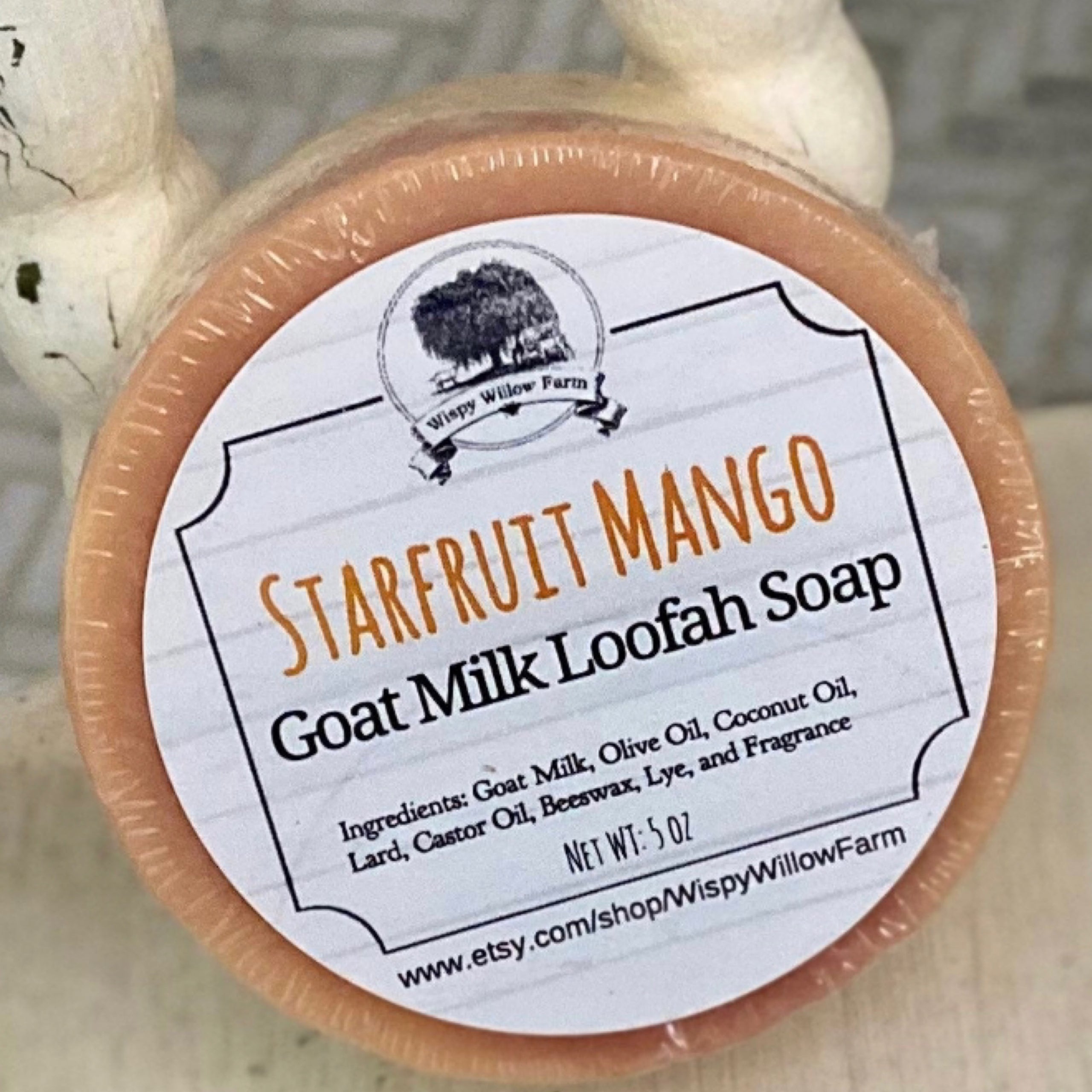 Goat Milk Loofah Soap | Joyful Bird Ministries